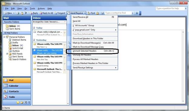 Send & Receive Menu in Microsoft Outlook - Techyv.com Send & Receive Menu in Microsoft Outlook - Techyv.com